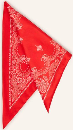 Destin Destin Dreieckstuch Aus Seide rot