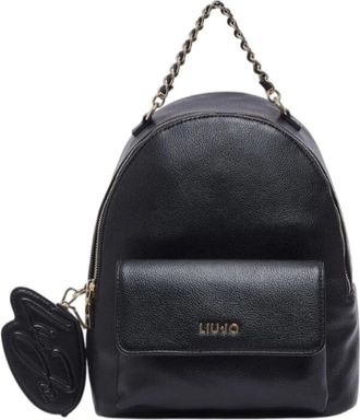 Liu Jo Femme, Sacs, Noir, Taille: ONE Size Sac &agrave; dos avec porte-monnaie