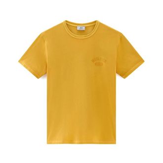 Woolrich Wote01266178 T-shirt - - Tops - Herren - Gelb - XL