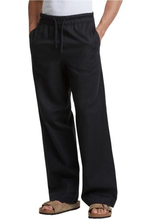 Urban Classics Herren Hose Loose Cotton Linen Pants, lässige Leinenhose für Männer, Loose Fit, Größen S-5XL