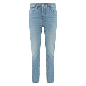 Re/Done 90er High-Rise Skinny-Fit Jeans - - Jeans - Damen - Blau - W28