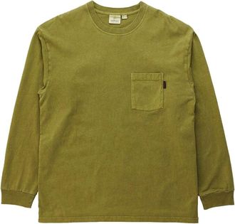 Gramicci Homme, Tops, Vert, Taille: XS L/S Pocket Tee Pigment Dyed // Pistachio Pigment