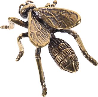 Lioobo Messing Bienenschmuck Exquisites Bienendekor Kleines Bienendekor Messing Bastelfigur