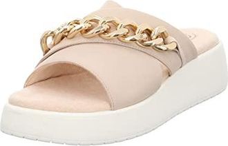 Bugatti Bugatti Sandales plates Kya pour femme, beige, 42 EU