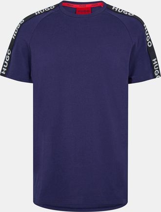 HUGO BOSS Hugo - Sporty T-Shirt f&uuml;r Herren, Logo (Marine)