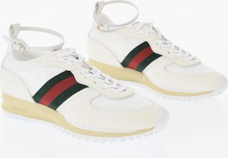 Gucci Suede sneakers with ankle strap Gucci