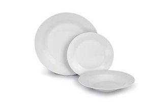 Barazzoni 82000501 18-teiliges Tafelservice, 6-Sitzer, Wolke, Porzellan, weiß