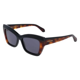 Ferragamo Lunettes de soleil papillon - Femme - Accessoires - Multicolore - Taille: 54 MM