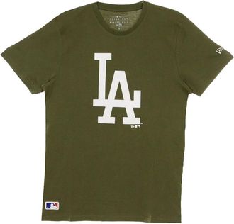 New Era MLB Saisonales Team Logo Tee - - Tops - Herren - Gr&uuml;n - XS