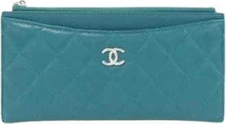 Chanel Pochette de sac &agrave; main doccasion - Femme - Pre-owned - Bleu - Taille: ONE Size