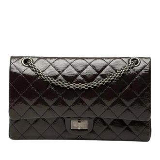 Chanel Pre-owned Vintage Double Flap Shoulder Bag - - Pre-owned - Damen - Lila - ONE SIZE