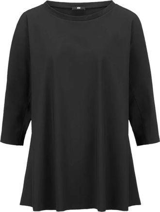 Riani Femme, Blouses et Chemises, Noir, Taille: 40 FR Top ample &agrave; manches courtes
