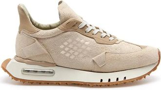 Bepositive Low-Top Sneaker - Space Race - Suede Mix Sneakers - Gr. 36 (EU) - in Beige - f&uuml;r Damen