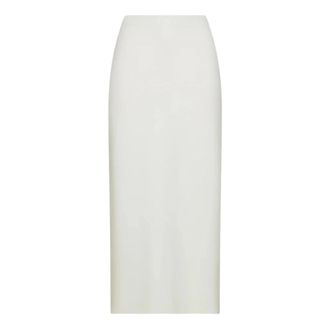 Seventy Femme, Jupes, Beige, Taille: 40 FR Long Wool Skirt