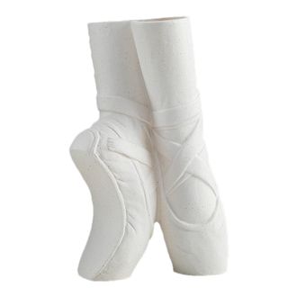 Generic Ballettschuh Vase - Pampas Vase | Blumenvase | Keramik-Ballettschuhvase | Blumenvase Für Pampasgras | Moderne Keramikvase | Ästhetische Ballettschuhe 