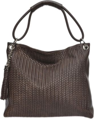 Luisa Vannini Kastanienbraun Rindsledertasche