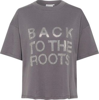 Karen by Simonsen Femme, Tops, Gris, Taille: 42 FR Noomakb Tee