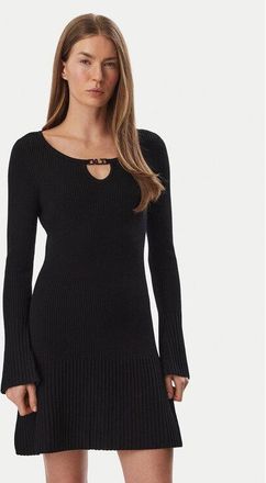 Karl Lagerfeld Strickkleid B4W13016 Schwarz Slim Fit