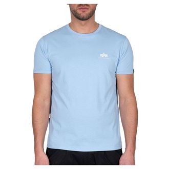 Alpha Industries Alpha Industries Basic T Small Logo T-Shirt f&uuml;r Herren Light Blue