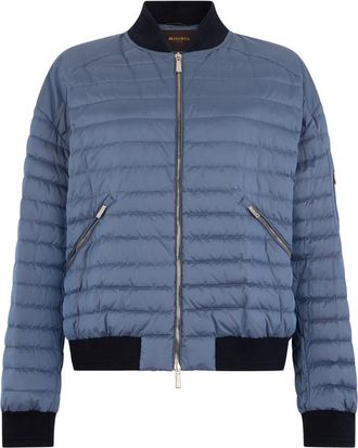 Moorer Femme, Vestes, Bleu, Taille: 32 FR Jolanda Jacket