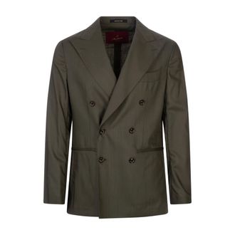 Montecore Homme, Vestes, Vert, Taille: L Blazer Crois&eacute;