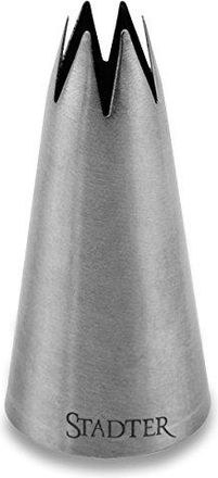 Städter Spritztülle, Edelstahl, Silber, 14 mm