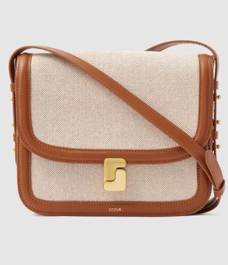 SOEUR Sac Bellissima Maxi &Eacute;cru Naturel