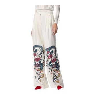 John Richmond Damen, Hosen, Wei&szlig;, XSGr&ouml;&szlig;e