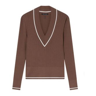 A|X Armani Exchange V-neck Strickware - - Knitwear - Damen - Braun - L