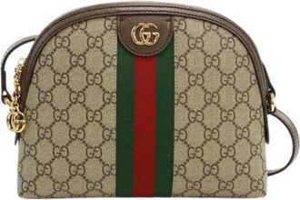 Gucci Sac bandouli&egrave;re GG Supreme Pre-owned - Femme - Pre-owned - Beige - Taille: ONE Size