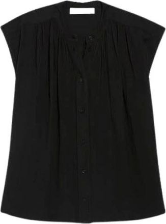 Vanessa Bruno Femme, Blouses et Chemises, Noir, Taille: 40/42 FR Clio Blouse