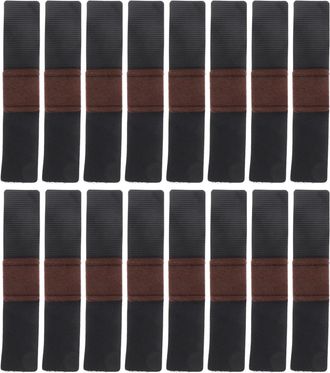 Holibanna 20 St&uuml;ck Teiliges Filz Stuhlbein Bodenschutz mit Befestigungsband rutschfest Arched Design f&uuml;r Sicheren Sitz Geeignet f&uuml;r ESS B&uuml;ro Klappst&uuml;hle Sch&uuml;tzt