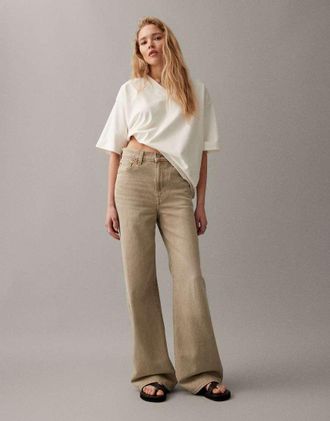 Levi's Ribcage - Jean ample - Taupe-Neutre