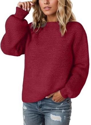 Generic Pull Col en V Femme Gilet Marin Grande Mauve Ajour&eacute; Jogging Automne Voile L&eacute;opard Doudou Bordeau Mademoiselle Elegante Ann&eacute;e Chauffant Hoodies XXL Ajo