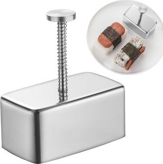 Generic Onigiri-Form | Edelstahl-Sushi-Form, Algen-Reis-Werkzeug, Musubi-Maker-Pressset, Lunch-Pick F&uuml;r Kinder Und Erwachsene. Onigiri-Form, Sushi-Form, Onigi