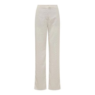 Andamane Kristallhose - - Trousers - Damen - Wei&szlig; - M