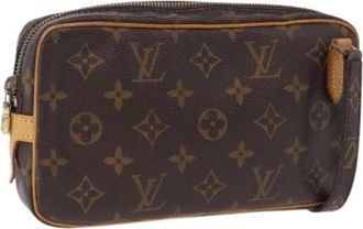 Louis Vuitton Pre-owned Pochette Marly Bandouli&egrave;re - Femme - Pre-owned - Brun - Taille: ONE Size