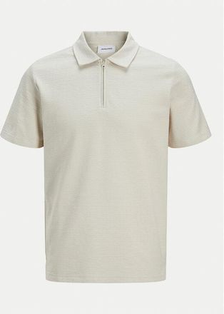 Jack & Jones Jack & Jones Poloshirt Benja 12269338 Beige Regular Fit