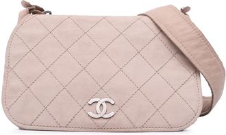 Chanel Hobo Bags - Calfskin Stitched Highlander Messenger Bag - Gr. unisize - in Braun - f&uuml;r Damen