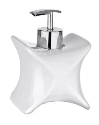 WENKO 21311100 Seifenspender x -Form, weiß