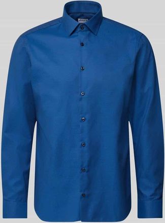 Jake*s Regular Fit Business Hemd aus Baumwolle mit Kentkragen