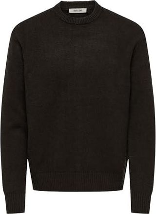Only & Sons Onsjames RLX Crew Knit, Demitasse, XL Homme