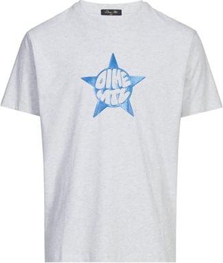 Dime Star Ash Baumwoll-T-Shirt in Grau