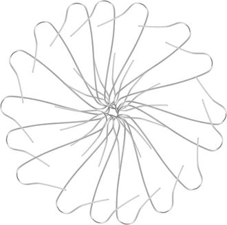 Cabilock S F&ouml;rmige Christbaumhaken aus Eisen 100 St&uuml;ck Silberfarbene Aufh&auml;ngehaken f&uuml;r Weihnachtsbaumschmuck Partydekoration und Kaminsims