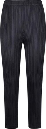 Issey Miyake Femme, Pantalons, Noir, Taille: 44 FR Slim-fit Pantalons