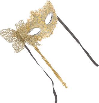 Angoily Elegante Venezianische Handmaske mit Drachenmuster Leichte Stoffverarbeitung Stilvolle Partymaske f&uuml;r Frauen f&uuml;r Maskenball Karneval Mardi Gras und Ko
