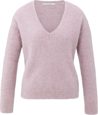 YaYa Damen - Pullover mit V-Ausschnitt - Cloud Grey Purple - XL