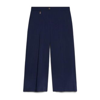 Fiorella Rubino Leichte Cropped Hosen - - Trousers - Damen - Blau - S