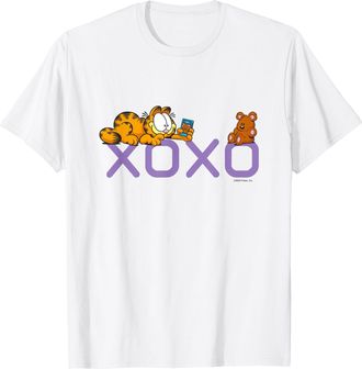 Garfield Valentines Day and His Teddy Bear T-Shirt