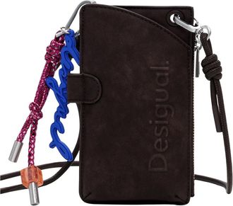 Desigual Femme, Sacs, Brun, Taille: ONE Size Half Logo Milton Wallet